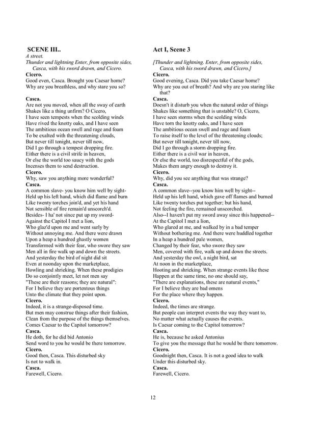 Julius caesar Drama Script | PDF | Desktop Publishing | Computer ...