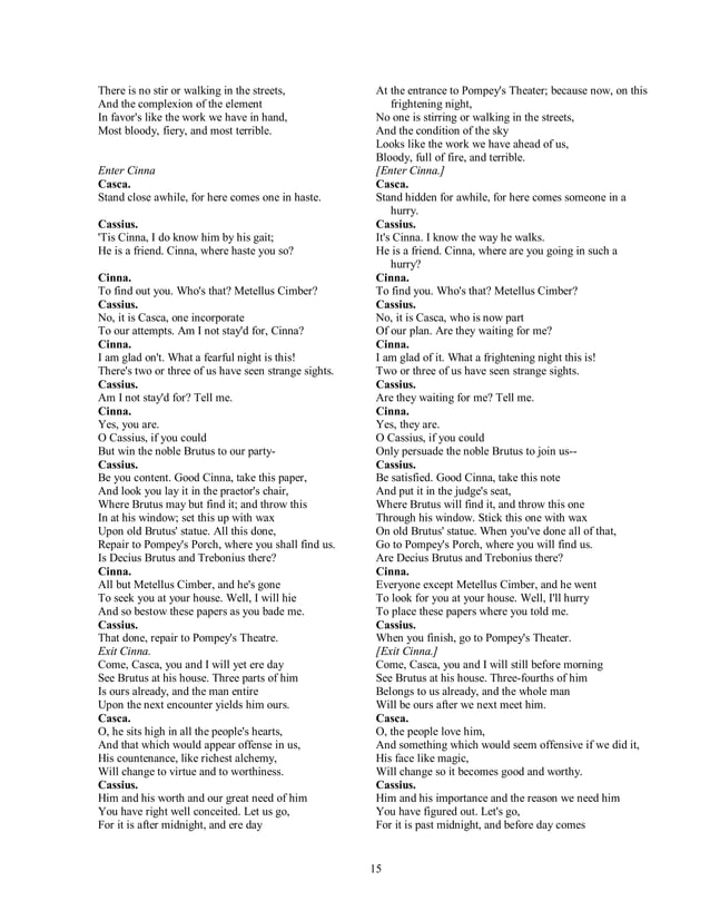 Julius caesar Drama Script | PDF | Desktop Publishing | Computer ...