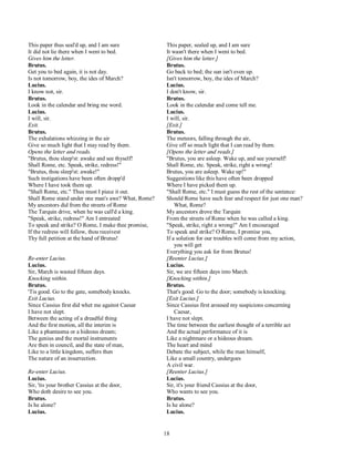Julius caesar Drama Script | PDF