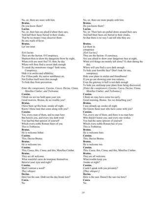 Julius caesar Drama Script | PDF