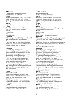Julius caesar Drama Script | PDF