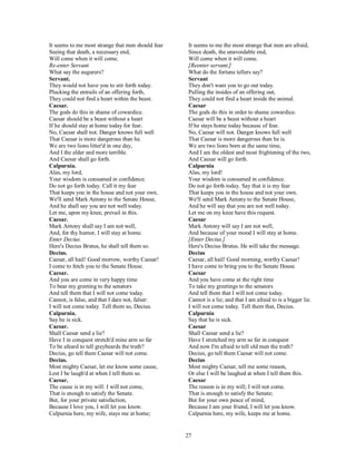 Julius caesar Drama Script | PDF