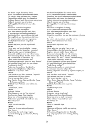 Julius caesar Drama Script | PDF