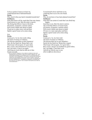 Julius caesar Drama Script | PDF
