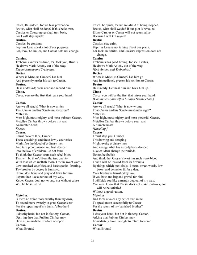 Julius caesar Drama Script | PDF | Desktop Publishing | Computer Software and Applications
