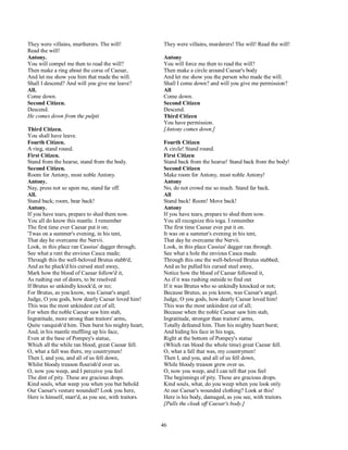 Julius caesar Drama Script | PDF