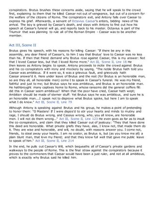 Julius caesar skit script | DOCX