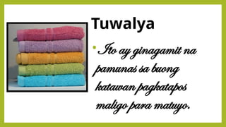 Julius COT Mga Kagamitan sa Paglilinis ng Sarili.pptx