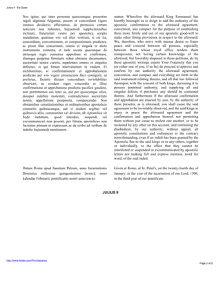 Julius ii , Ea quae (decretum) | PDF