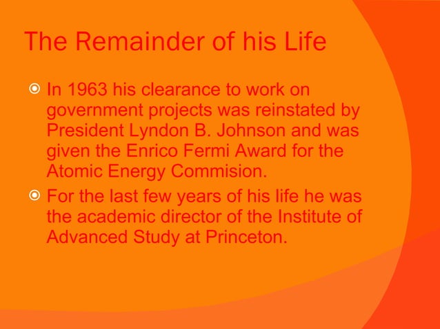 Julius Oppenheimer | PPT