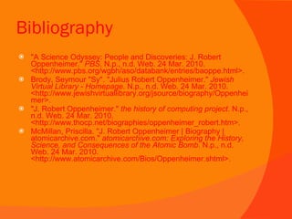 Julius Oppenheimer | PPT