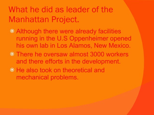 Julius Oppenheimer | PPT