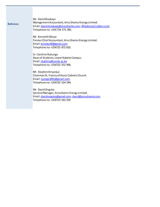 Julius's cv | DOCX