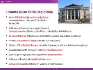 Julkisen tiedon hallinta päälaelleen | PPTX