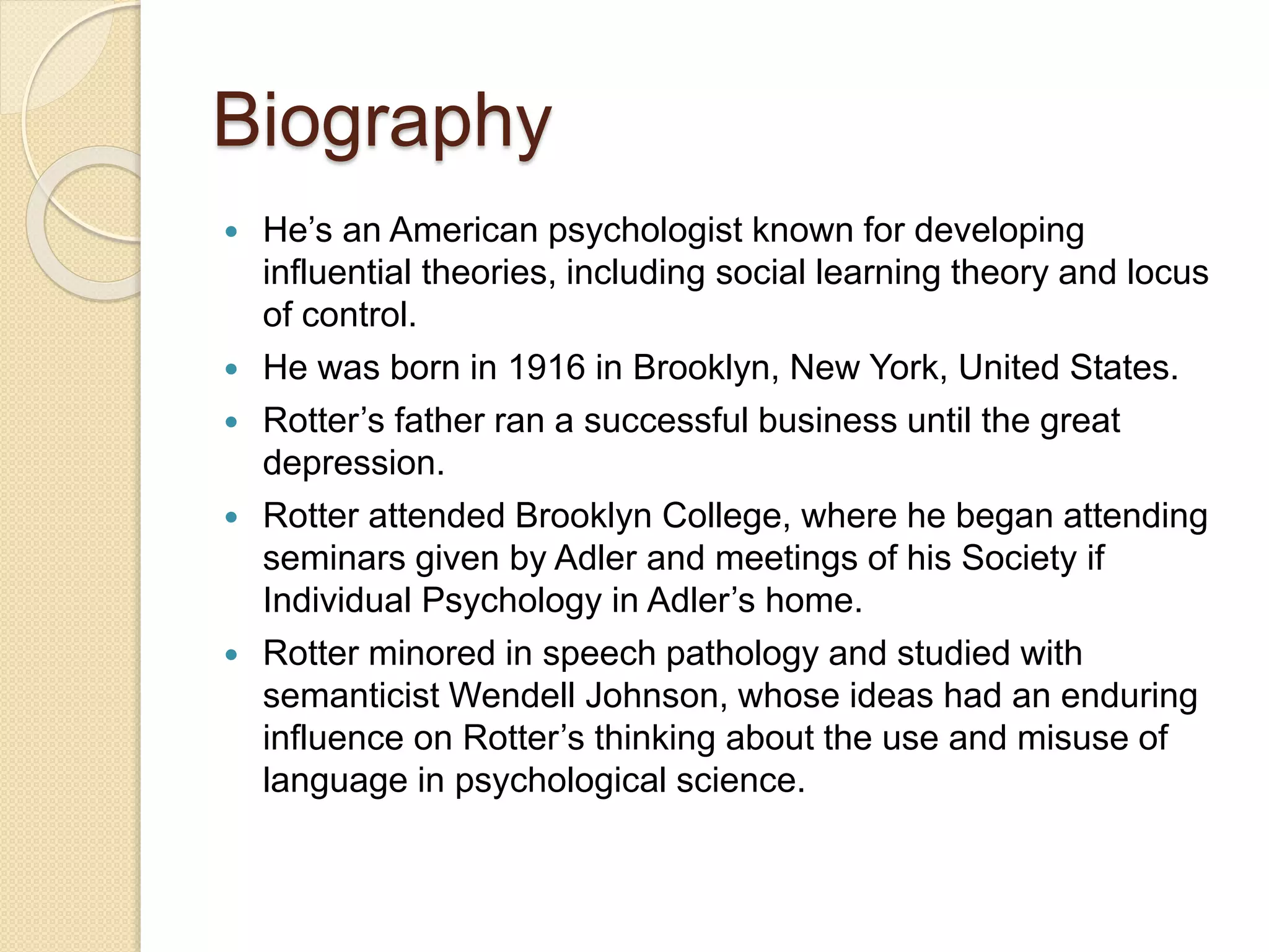 Jullian rotter | PPTX