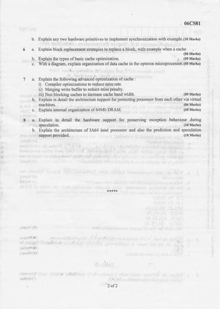 8th Semester, Computer Science and Information Science (2011-June/July ...