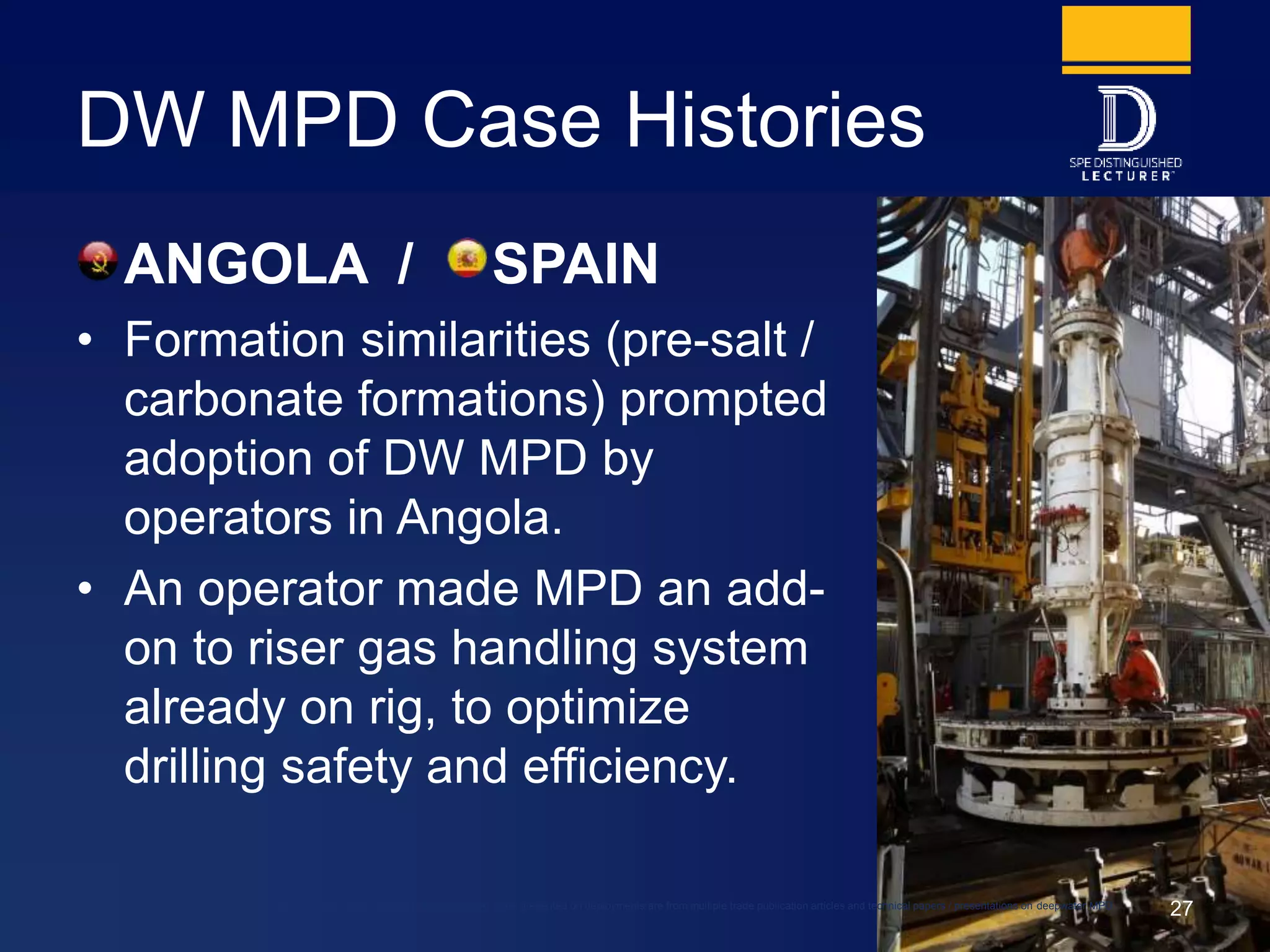 "Deepwater Managed Pressure Drilling and Well Drillability, Efficiency ...