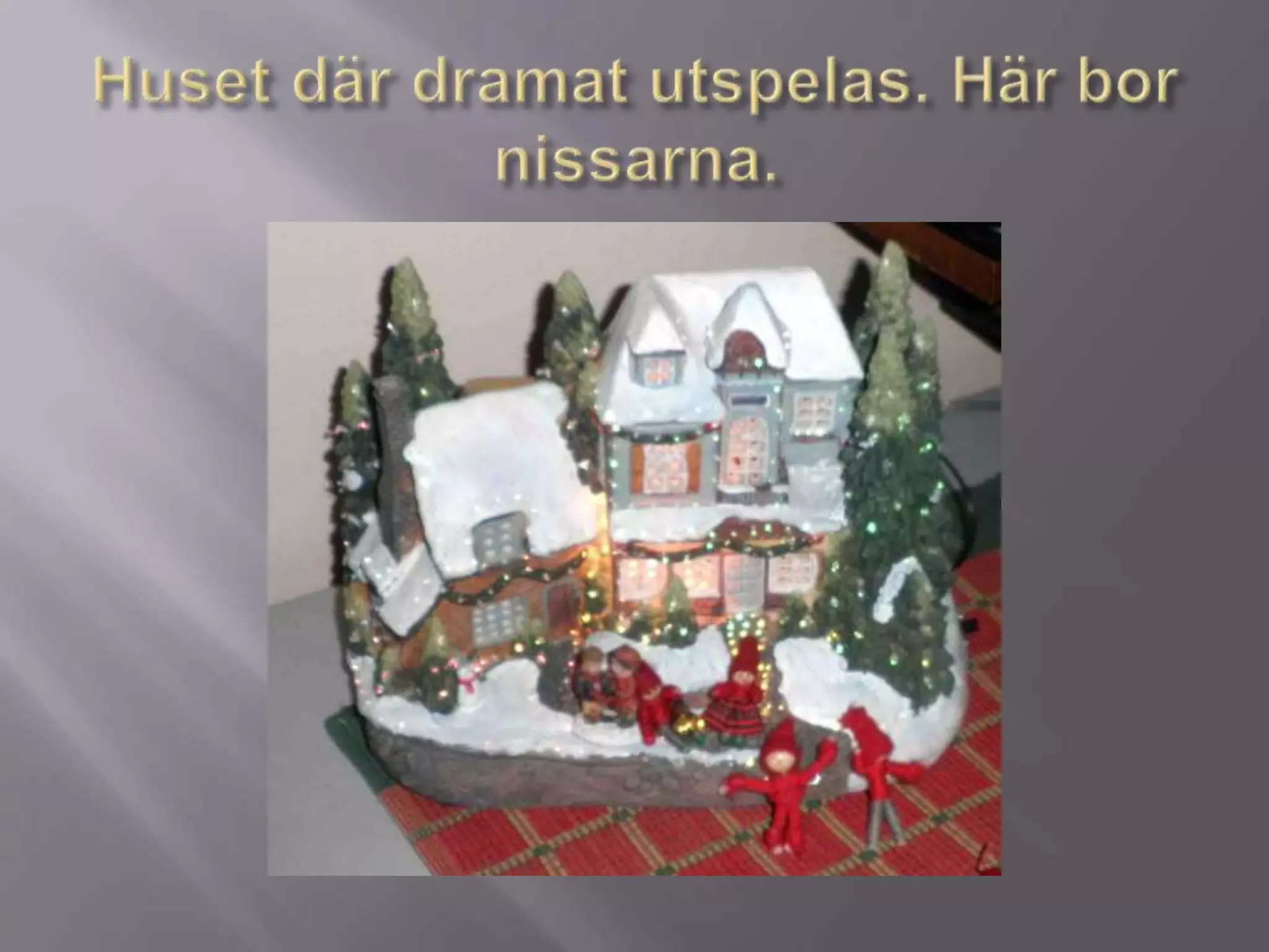 Julmysterium med tomte | PPTX