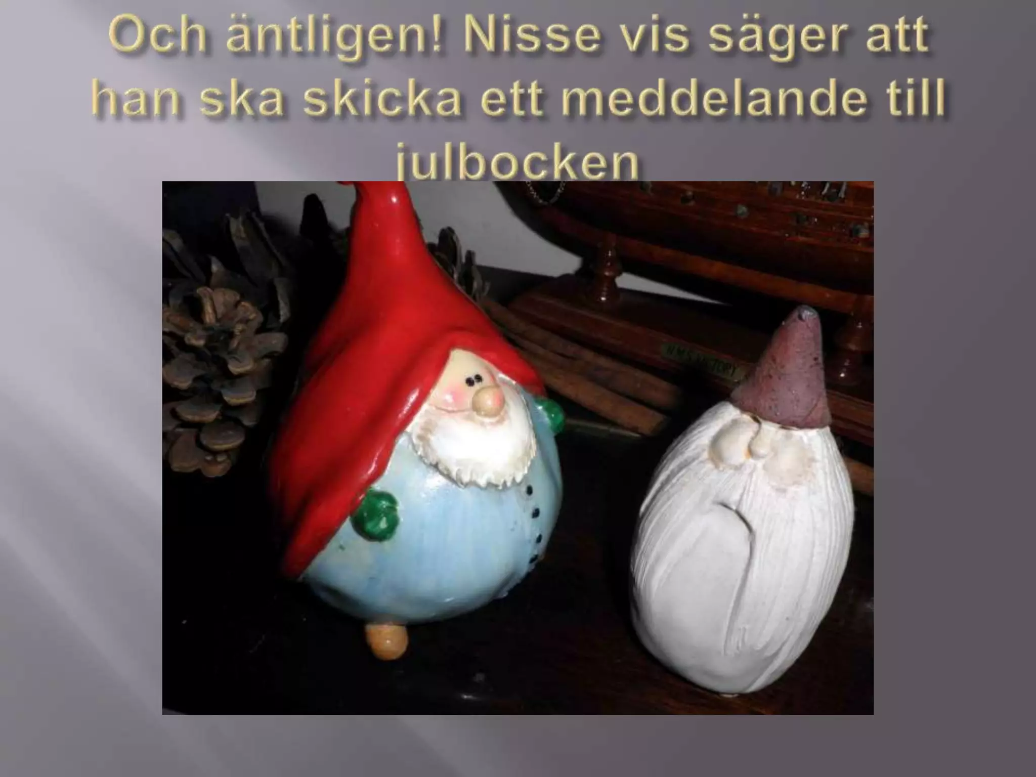 Julmysterium med tomte | PPT