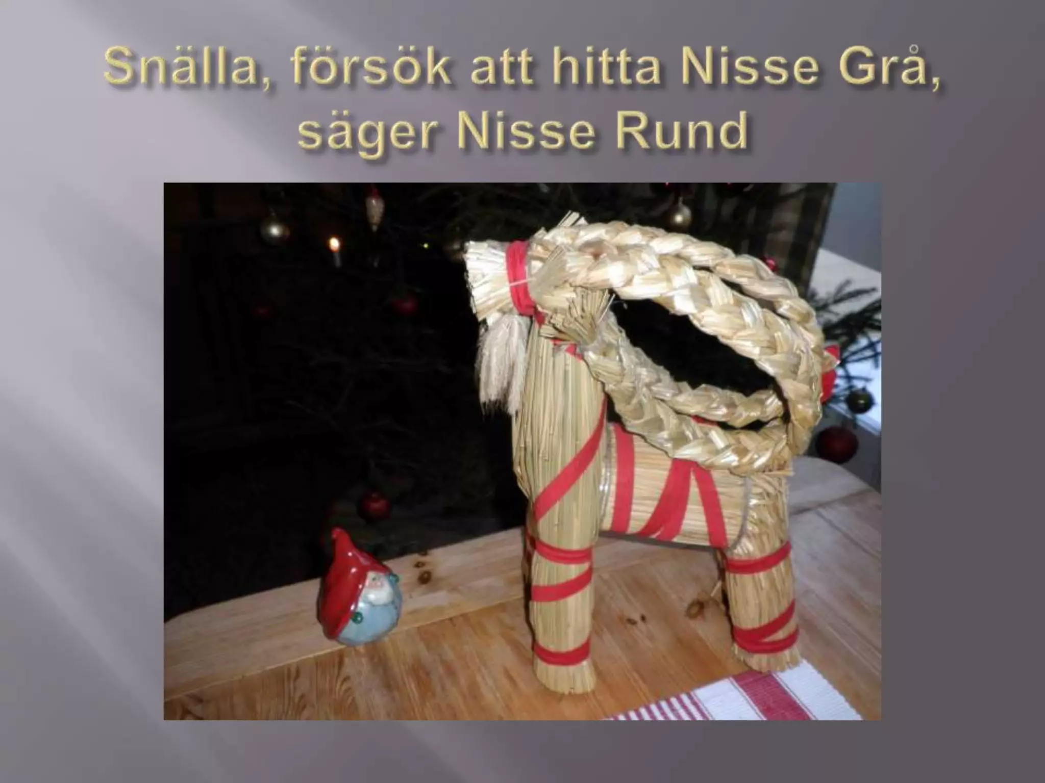 Julmysterium med tomte | PPT