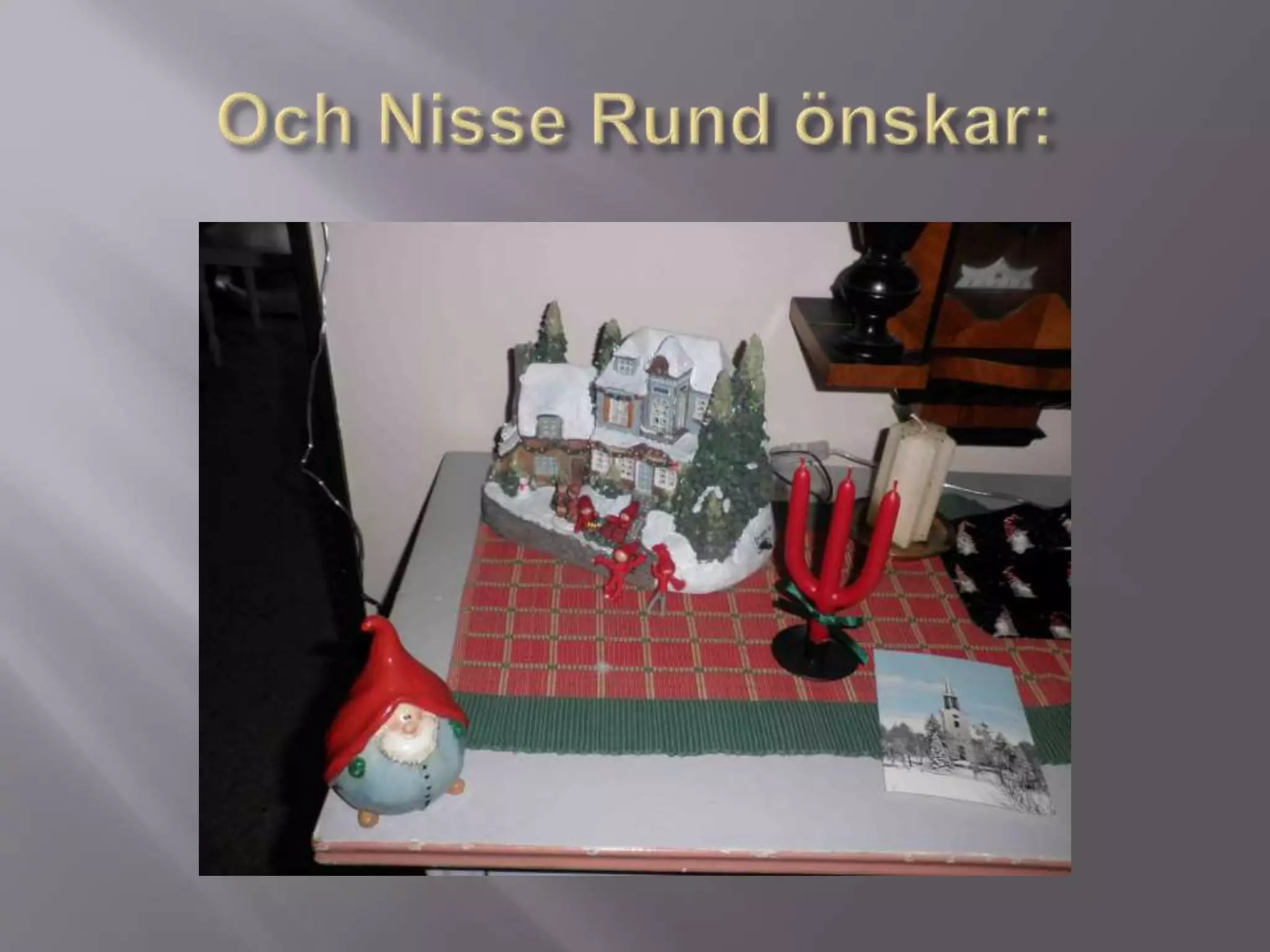 Julmysterium med tomte | PPTX