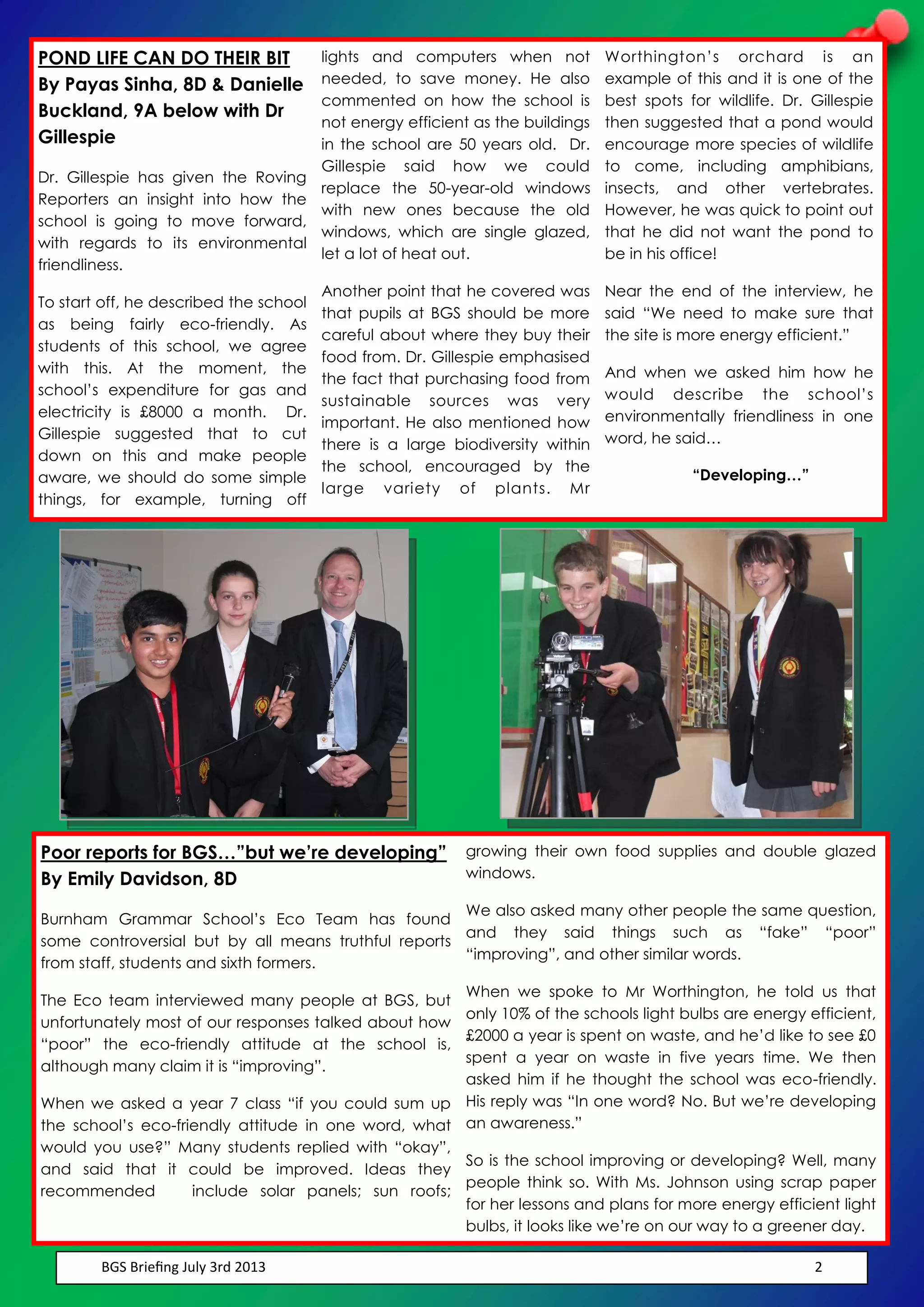 July 3rd-eco-briefing | PDF | Home Improvement | Home & Garden