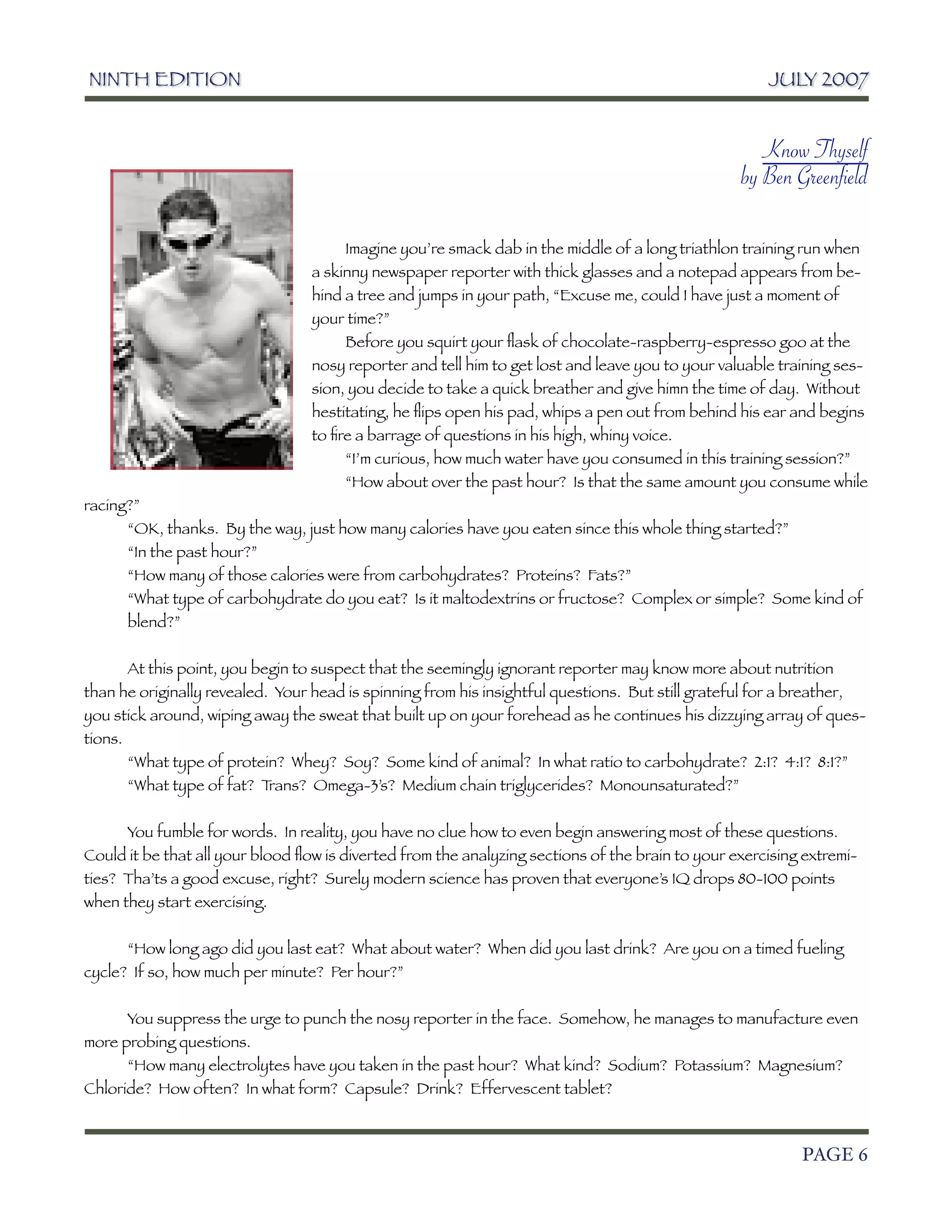 TriFusion Newsletter - July '07 | PDF