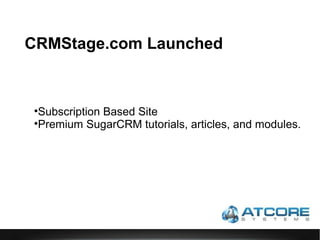 SugarCRM module release and automation | PPT
