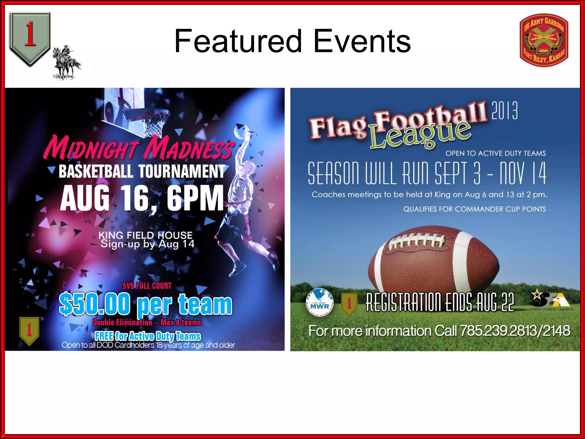 July 13 Ft. Riley Network Slides | PDF | Daycare and Pre-School | Parenting