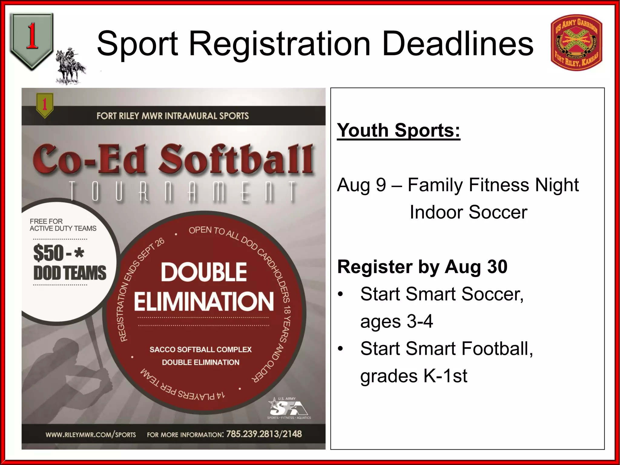 July 13 Ft. Riley Network Slides | PDF | Daycare and Pre-School | Parenting