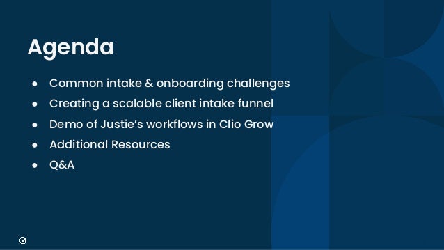 How to Build and Optimize Client Intake Workflows With Clio Grow | PPT