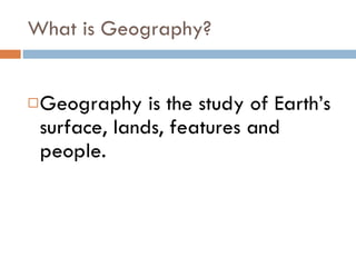 July 15 introduction to 5 themes of geography | PPT