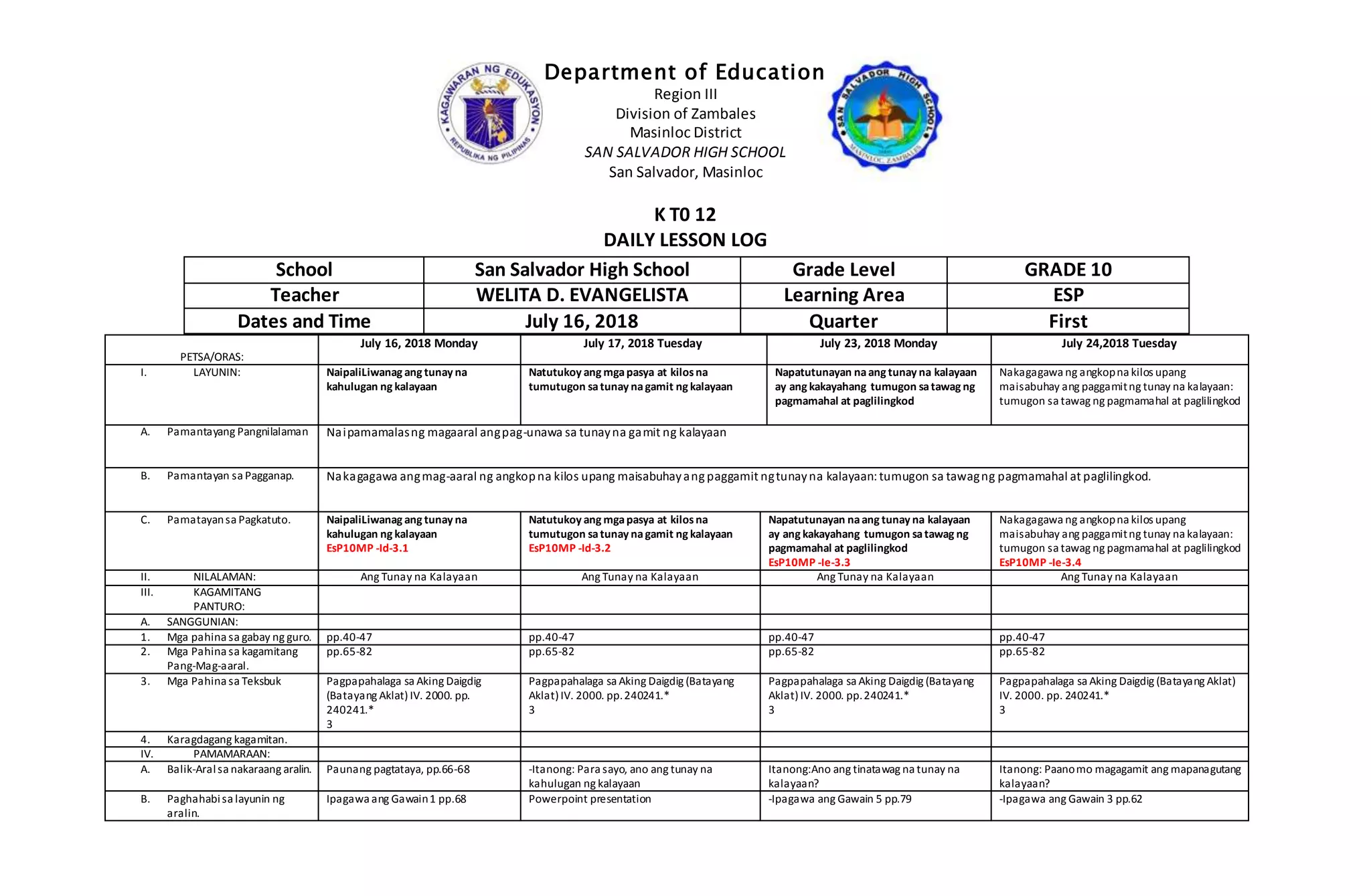 DLL in ESP 10 | DOCX