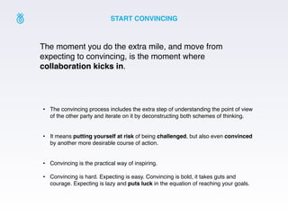 STOP EXPECT. START CONVINCING. | PDF