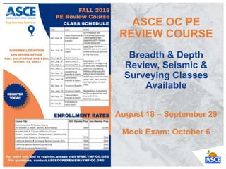 ASCE OC Sustainability in Transportation Presentation Part 1 | PPT