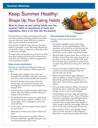 July 2011 Health Newsletter Summer Health | PDF | Skin and Dermatology ...