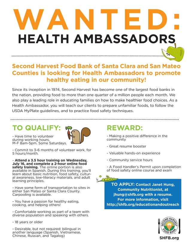 Recruiting Flyer for Health Ambassadors | PDF