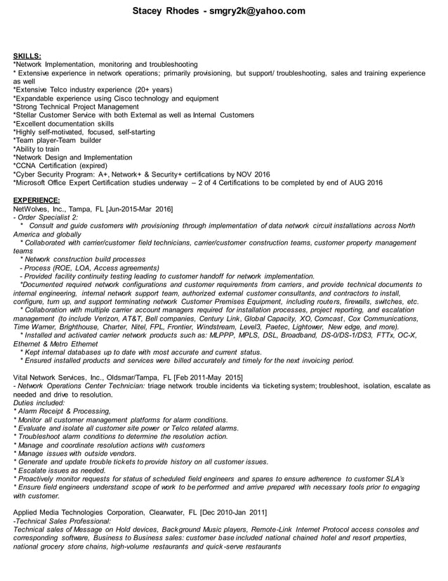 Stacey Rhodes-Current Resume | PDF