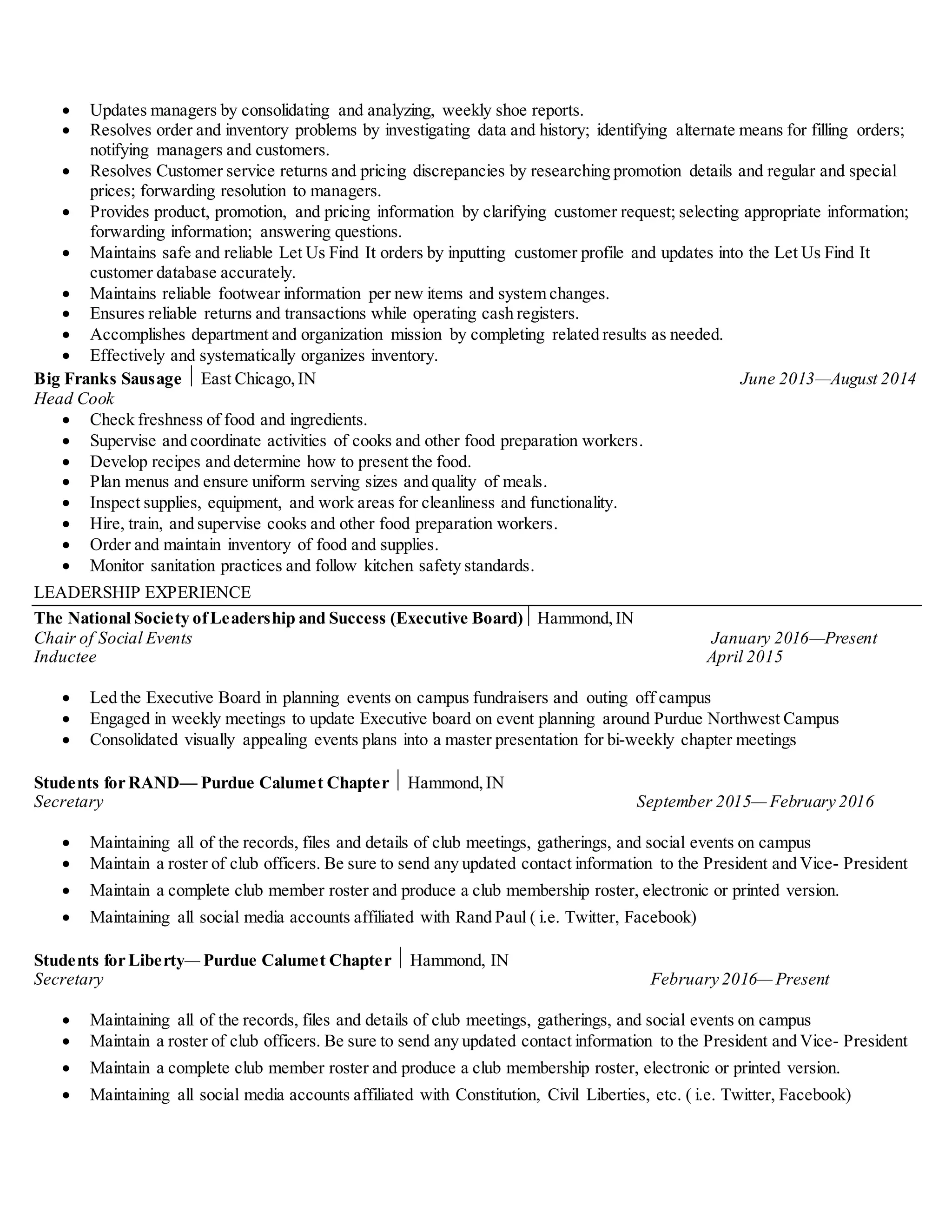 Kristen L. Powers Resume August 2016 | DOCX