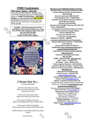 Families & Friends of Murder Victims | PDF