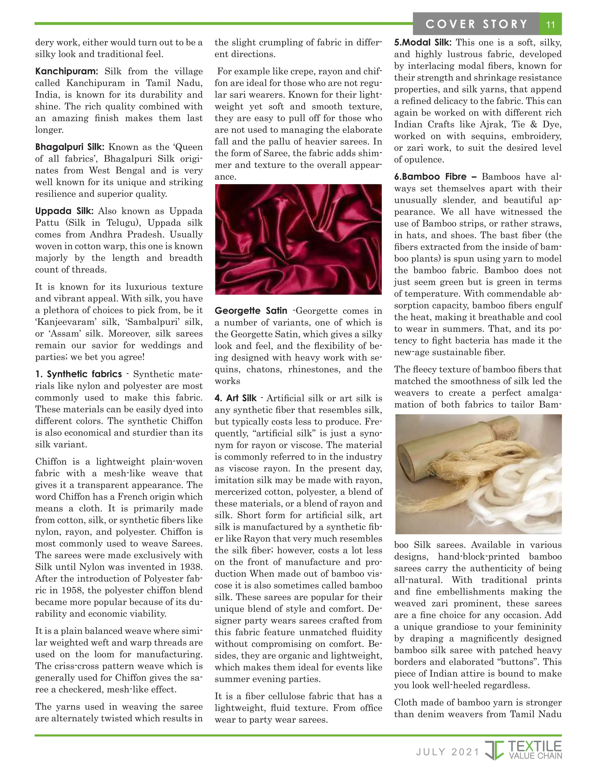 Textile Value Chain- JULY 2021 | PDF