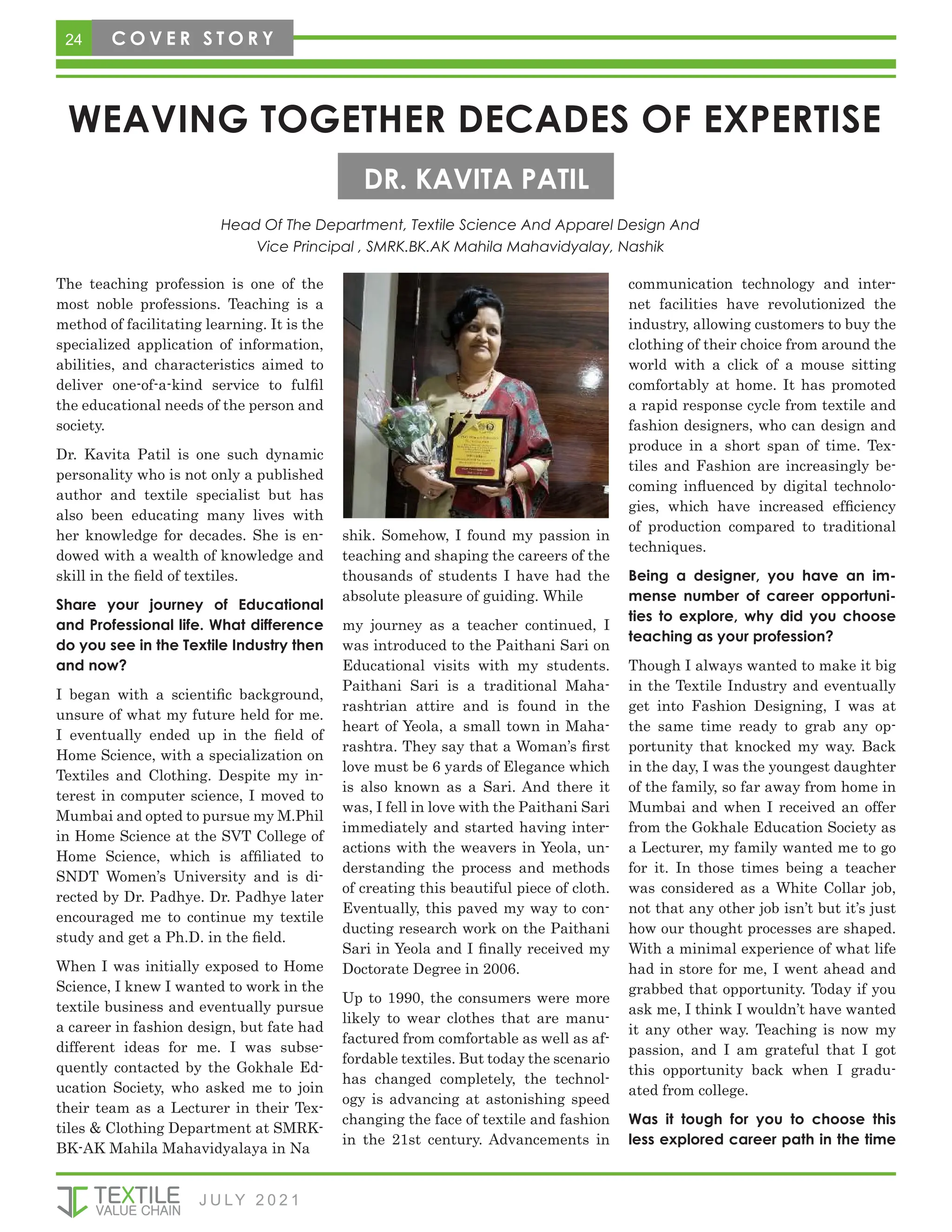 Textile Value Chain- JULY 2021 | PDF