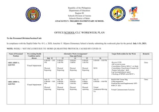 July 2021 workweek plan final.docx