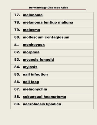 july 2025 DERMATOLOGY diseases atlas with hyperlink.pdf