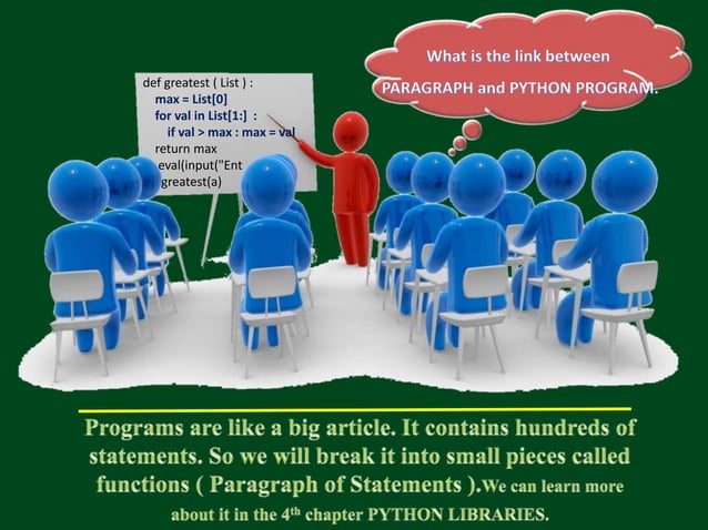 FUNCTIONS IN PYTHON. CBSE +2 COMPUTER SCIENCE | PPT