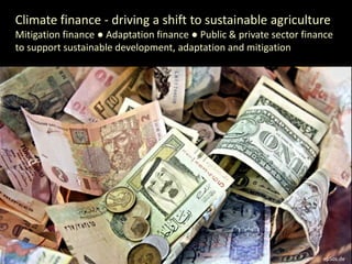 Climate Finance for Agriculture and Livelihoods | PPTX | Agriculture ...