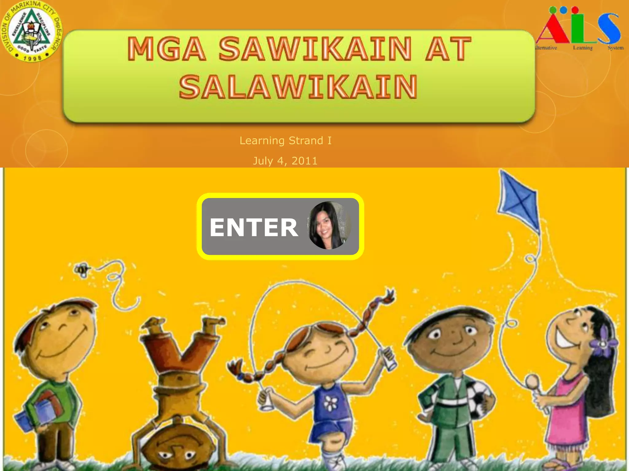 MGA SAWIKAIN AT SALAWIKAIN | PPTX