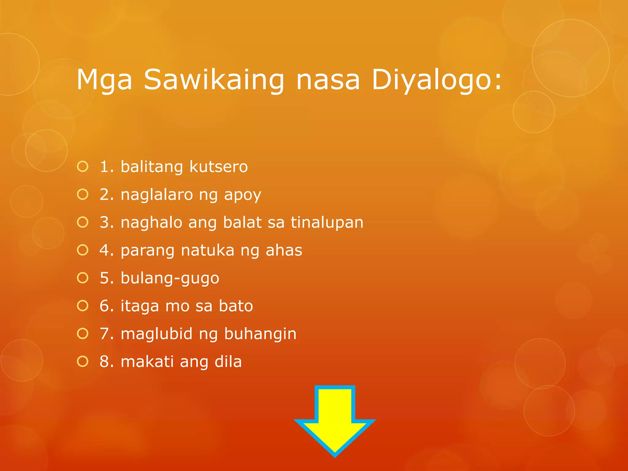 MGA SAWIKAIN AT SALAWIKAIN | PPTX