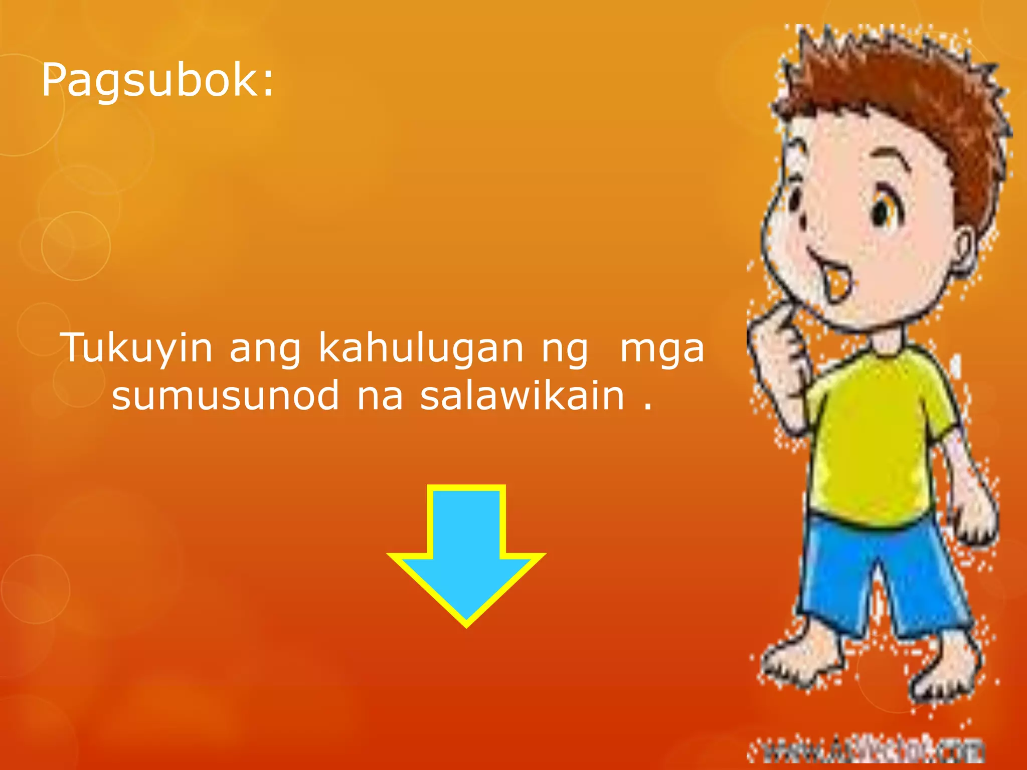 MGA SAWIKAIN AT SALAWIKAIN | PPTX