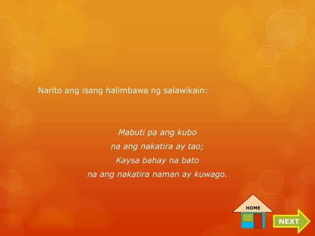 MGA SAWIKAIN AT SALAWIKAIN | PPTX